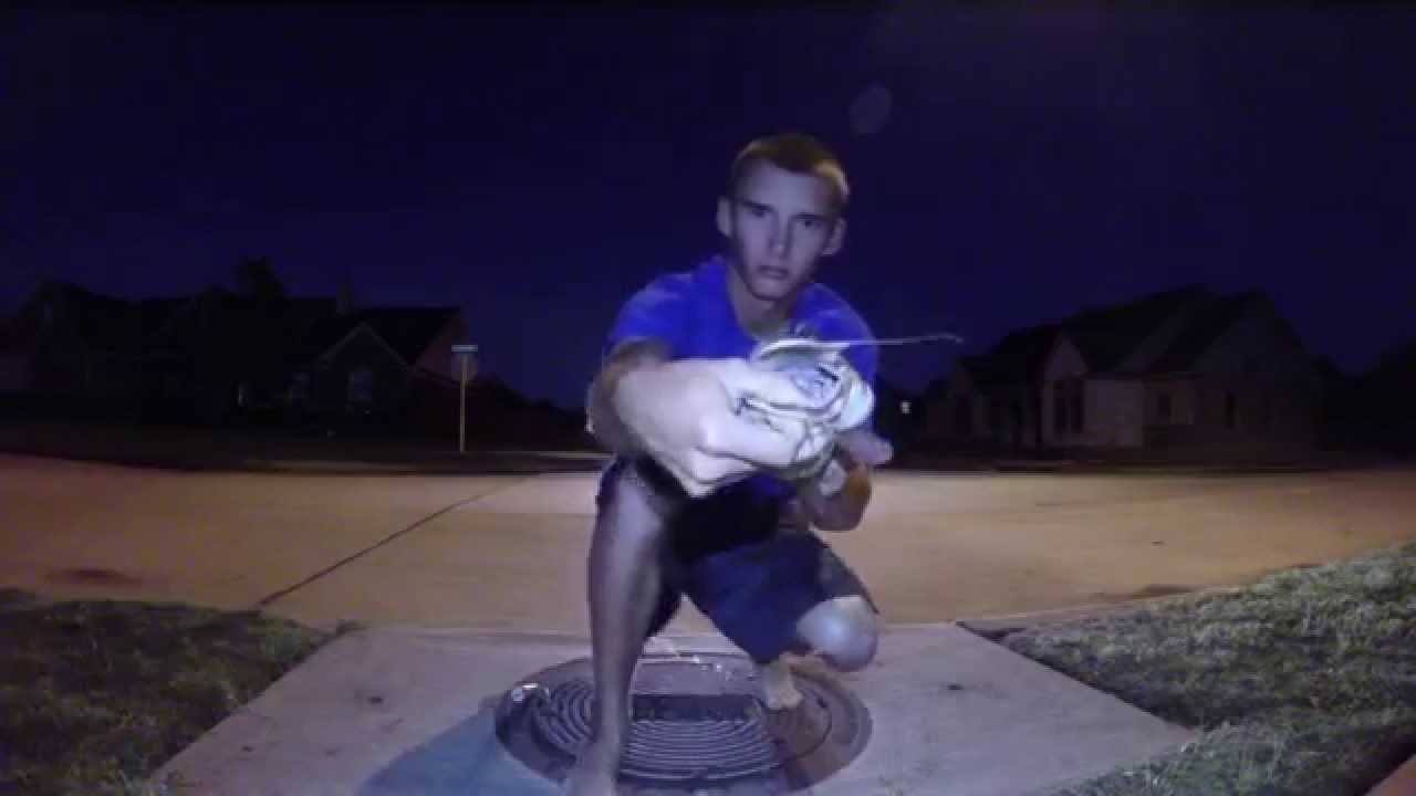 Big Bullhead Caught in the Sewer - YouTube