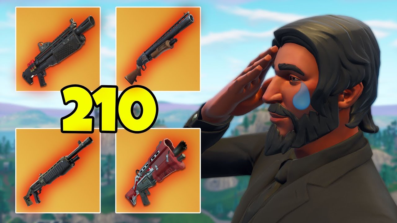 Fortnite but my shotgun does more than 9 damage... - YouTube