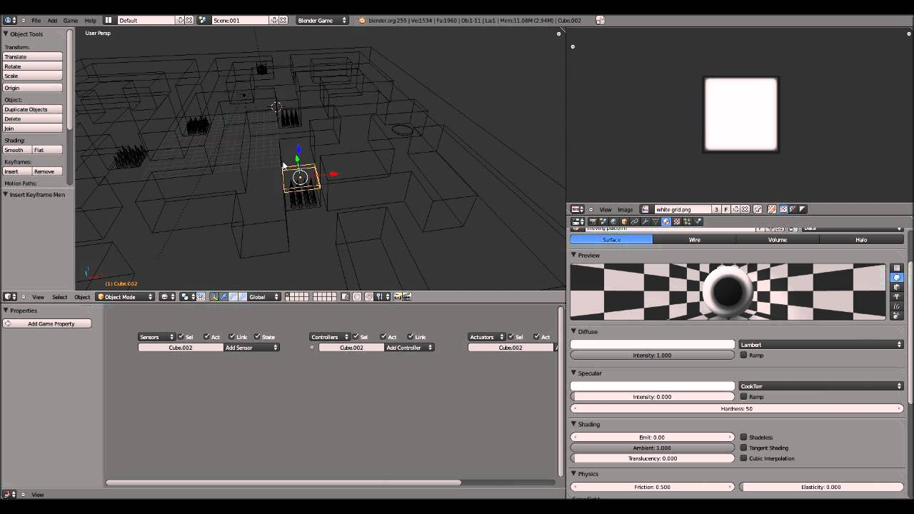 Blender 2.5 Full Game Tutorial (Part 11) [HD] - YouTube
