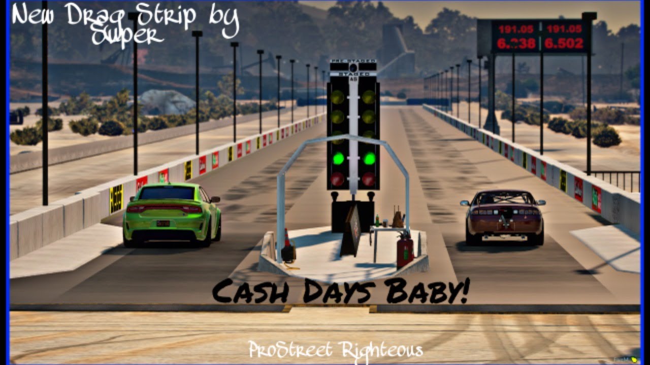 GTA5 FiveM | Cash Days Ft Brand New Drag Strip done by Super! | Road to ...