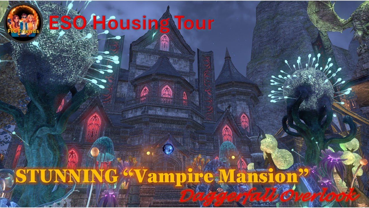 AMAZING ESO Home - Ordaulas' Daggerfall Overlook, "Vampire Mansion ...