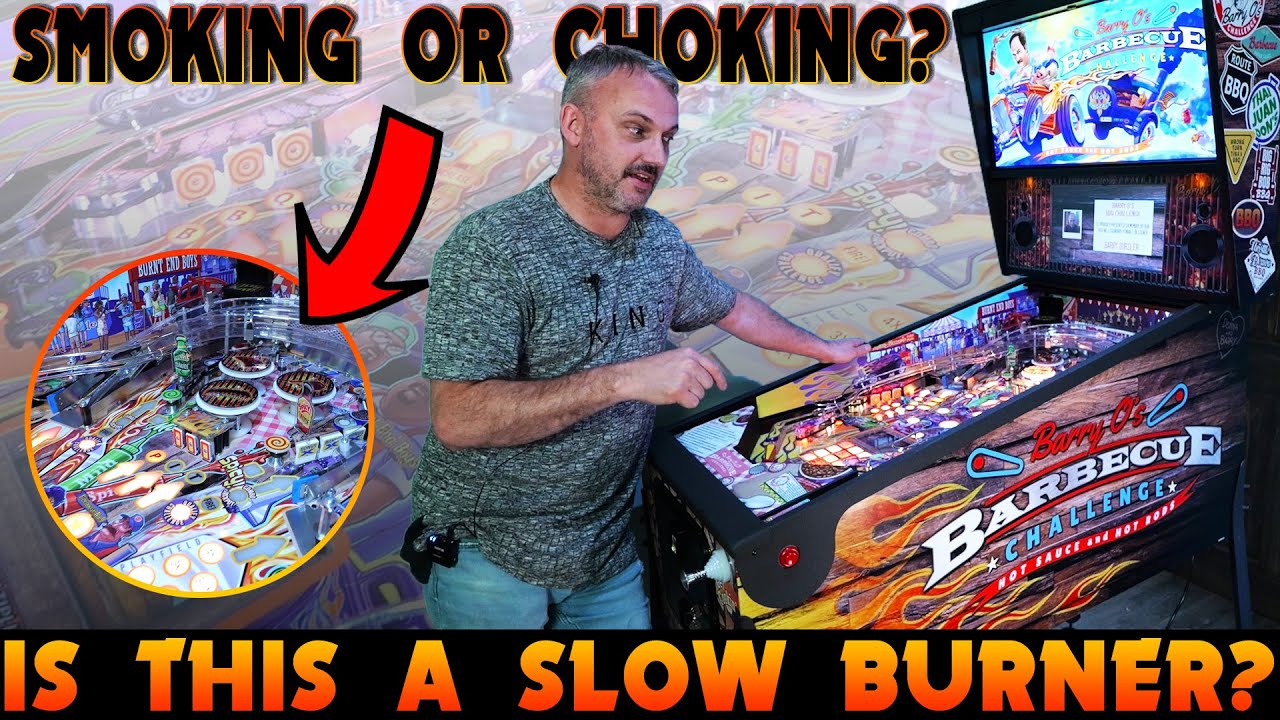 Barry O's Barbecue Challenge Hot Sauce and Hot Rods Pinball Machine ...