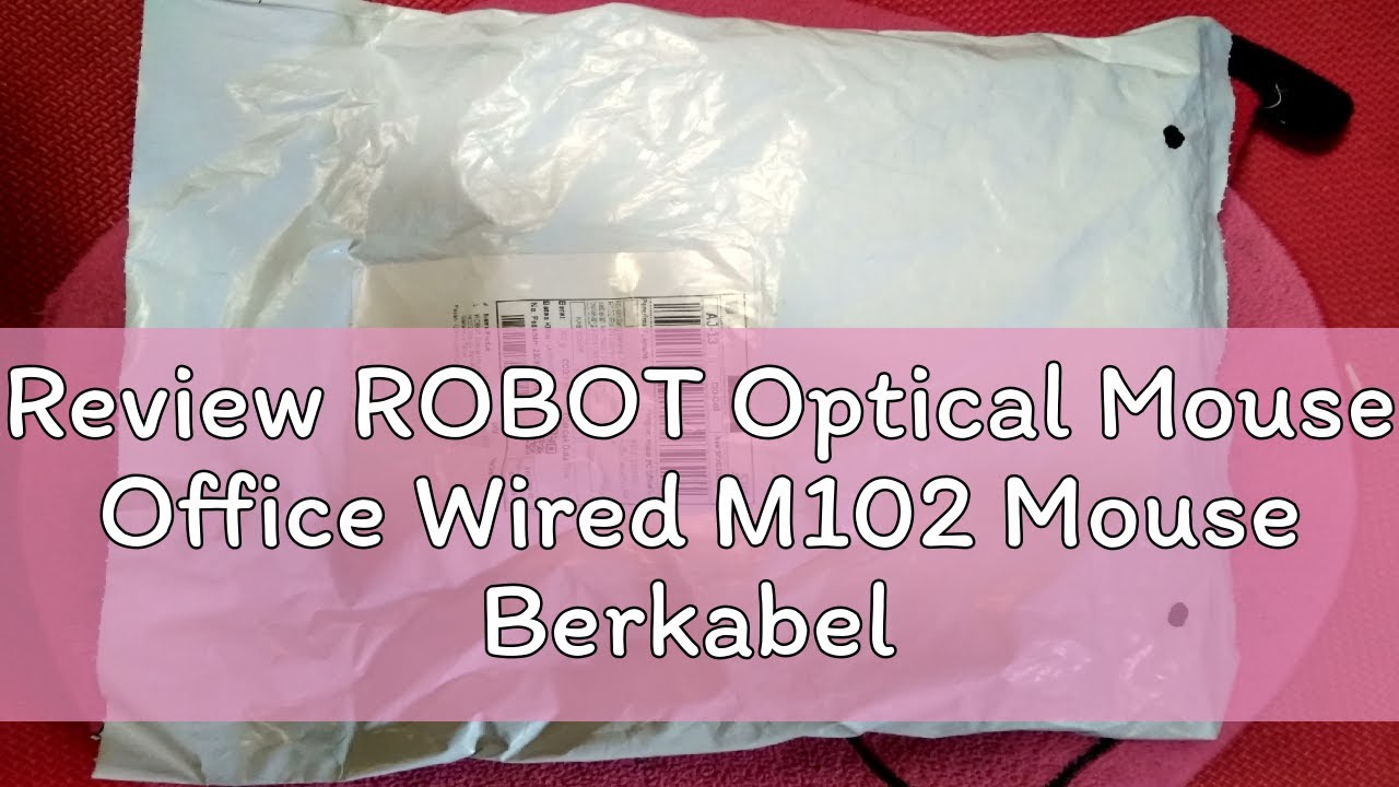 Review ROBOT Optical Mouse Office Wired M102 Mouse Berkabel / Mouse ...