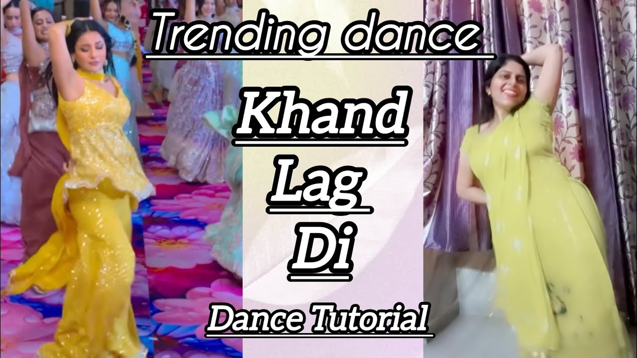 Khand lagdi dance tutorial || Trending reels || Shehnaaz gill #dance # ...