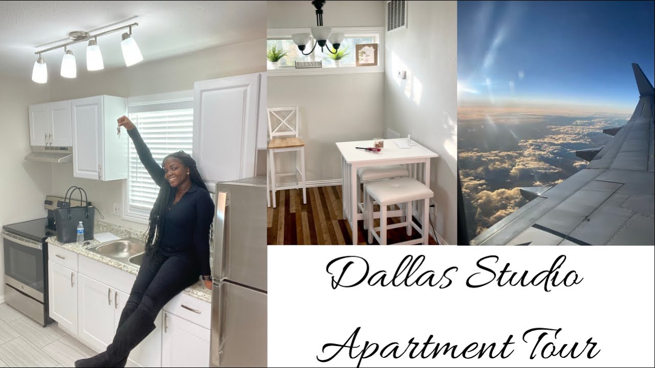 Dallas Studio Apartment Tour | Dallas 2021| 612 sq ft - YouTube