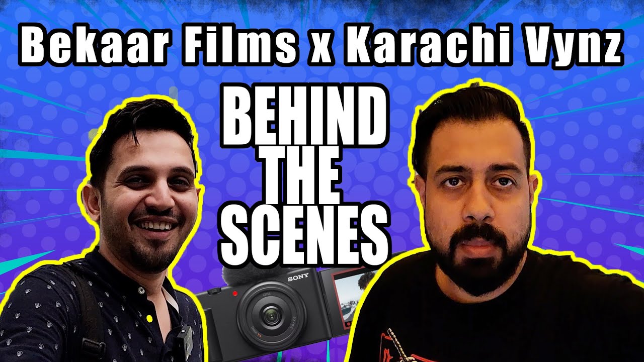 Bekaar Films x Karachi Vynz | Behind The Scenes | With Jazzy - YouTube