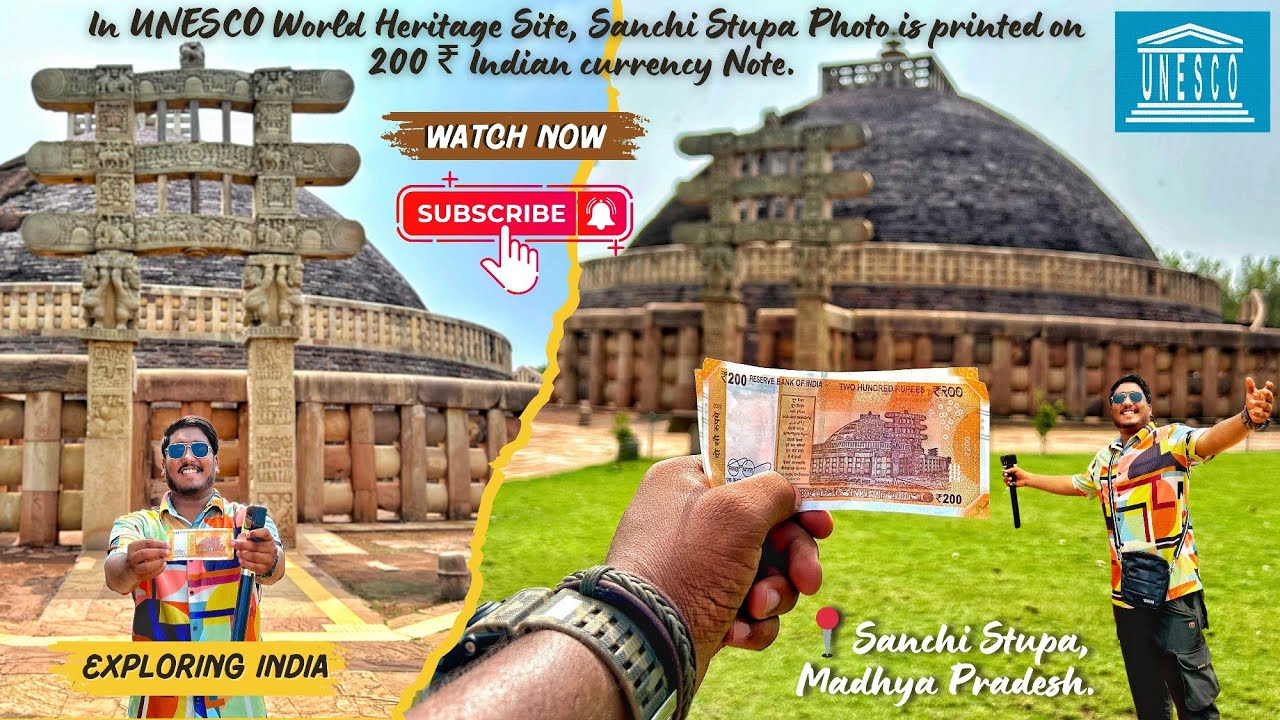200 ₹ Indian Currency Note Icon | Exploring Sanchi Stupa : UNESCO World ...