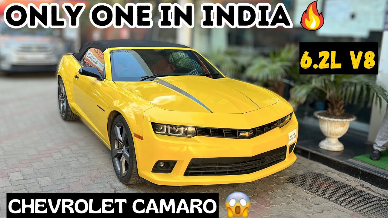 Chevrolet Camaro Only One In India🔥| Mustang Ki Main Rival Camaro ...