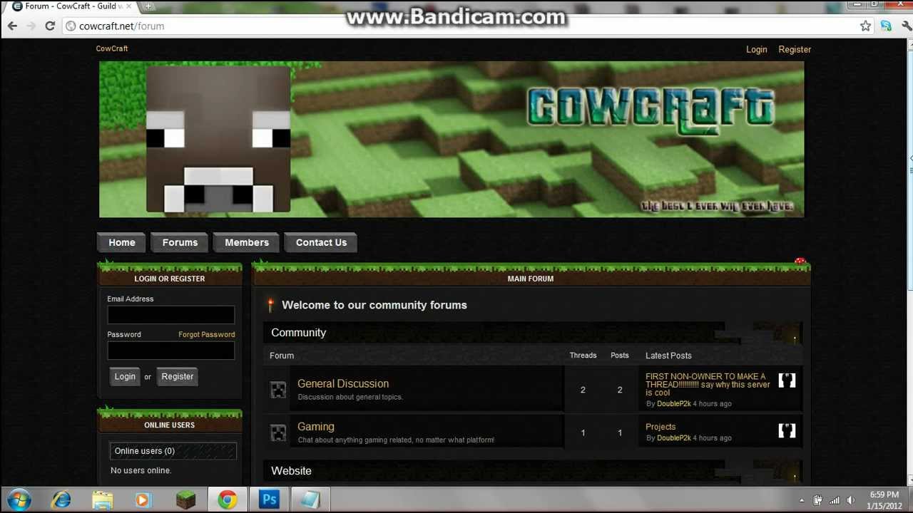 New Minecraft Website - YouTube