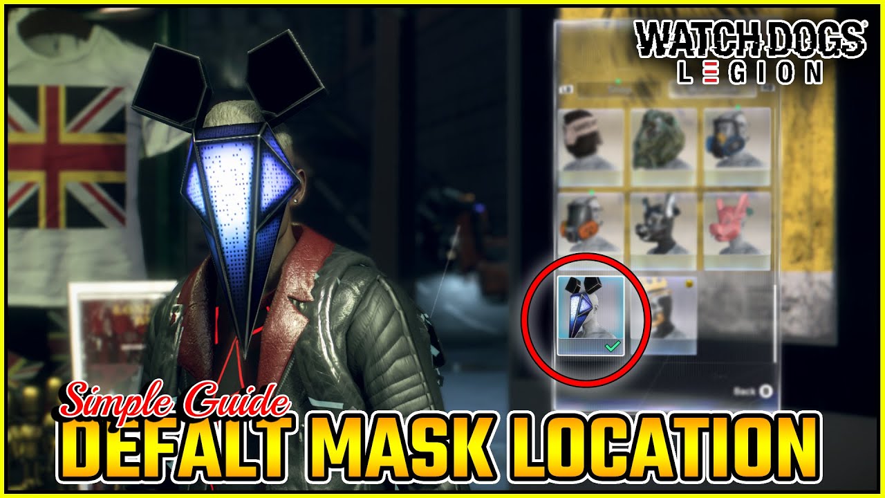 *Secret* Defalt Mask Location - WatchDogs Legion - YouTube