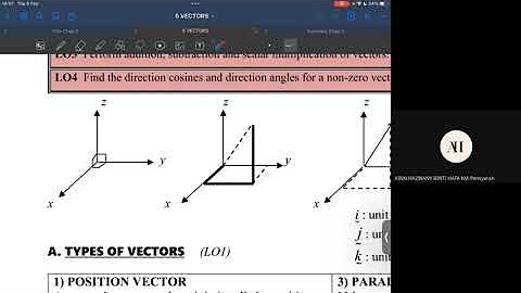 Chapter 5: Vectors | Lectures SM025 2022/2023 - YouTube