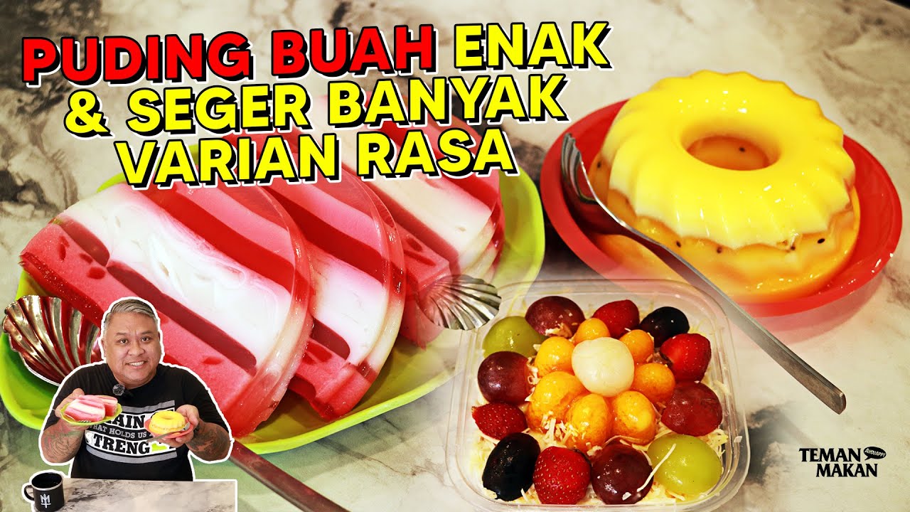 MAKAN PUDING BUAH ENAK & SEGER DI SUPER PUDING JOGJA BANYAK VARIAN RASANYA | Teman Makan - YouTube