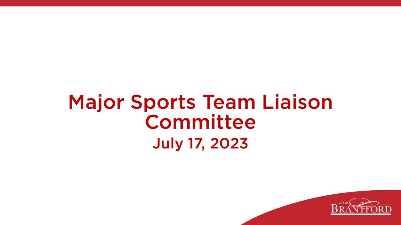 Major Sports Team Liaison Committee - YouTube