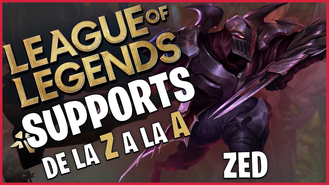 ¡JUEGO ZED SOPORTE Y PASA ESTO! 😲 de la Z a la A [ ZED ] - YouTube