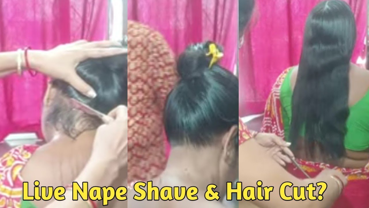 Nape Shave || Unwanted Hair Remove || ঘাড়ের লোম সেভ করা @SwapnasLife28 ...