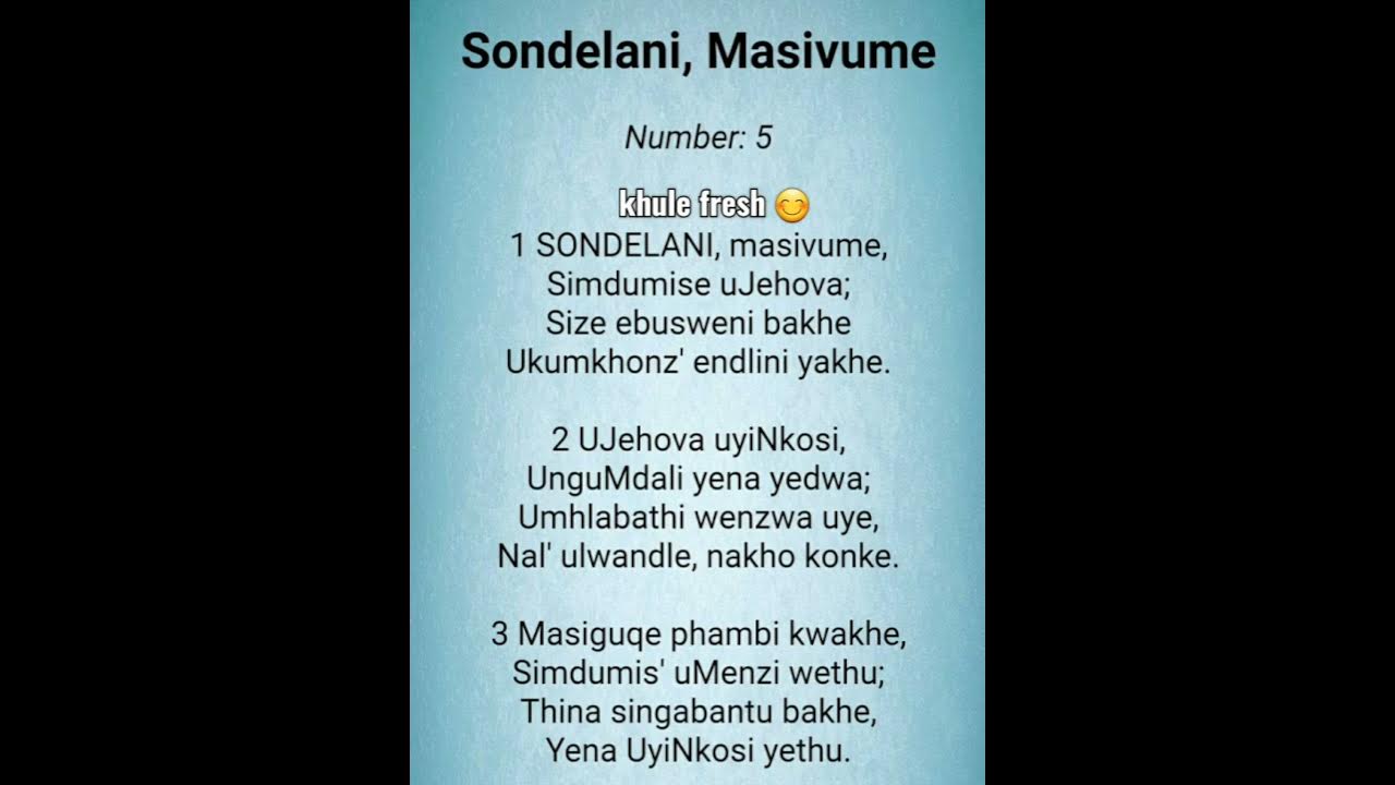 SONDELANI MASIVUME - AMASOSHA @khulefresh1512 - YouTube