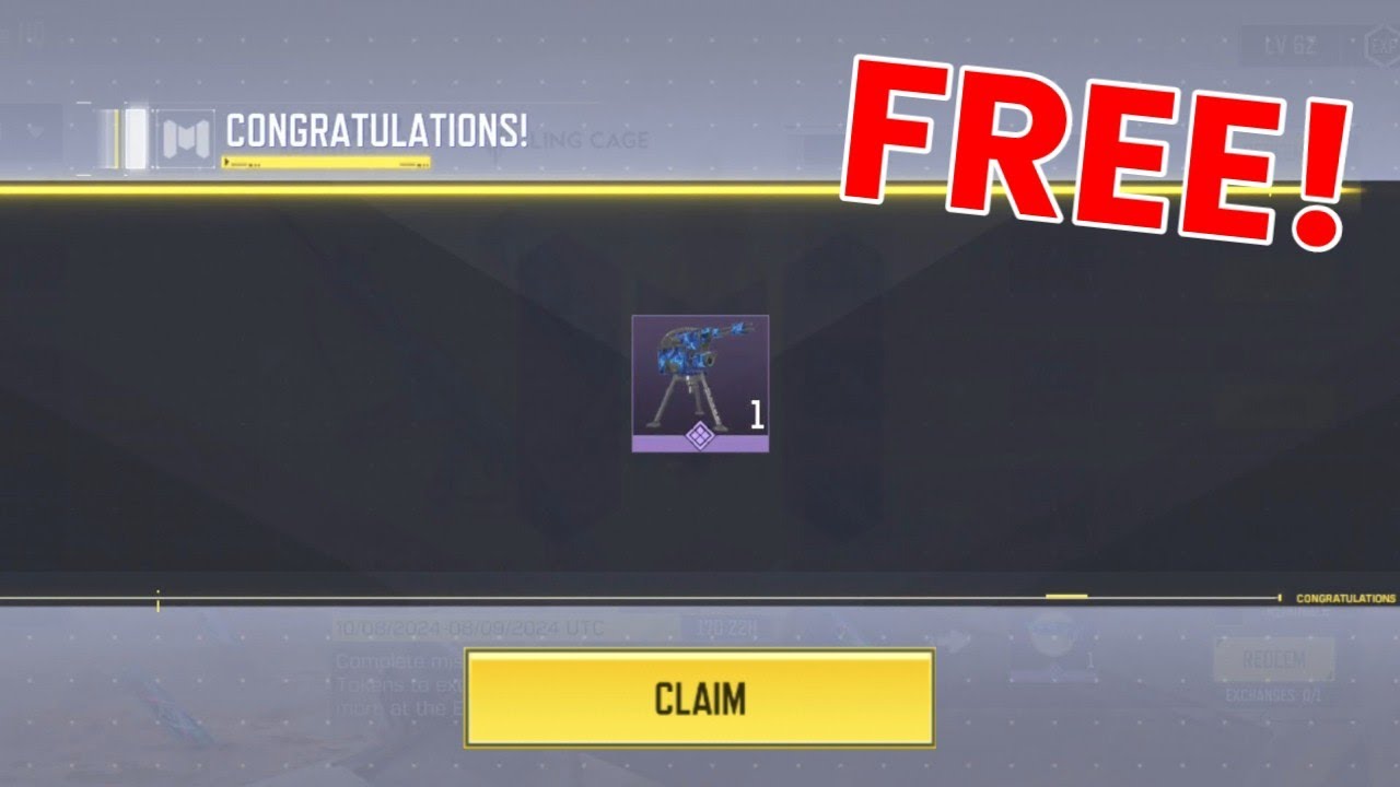 ANOTHER FREE SENTRY GUN - DARK BLUE SKIN IN COD MOBILE! - YouTube