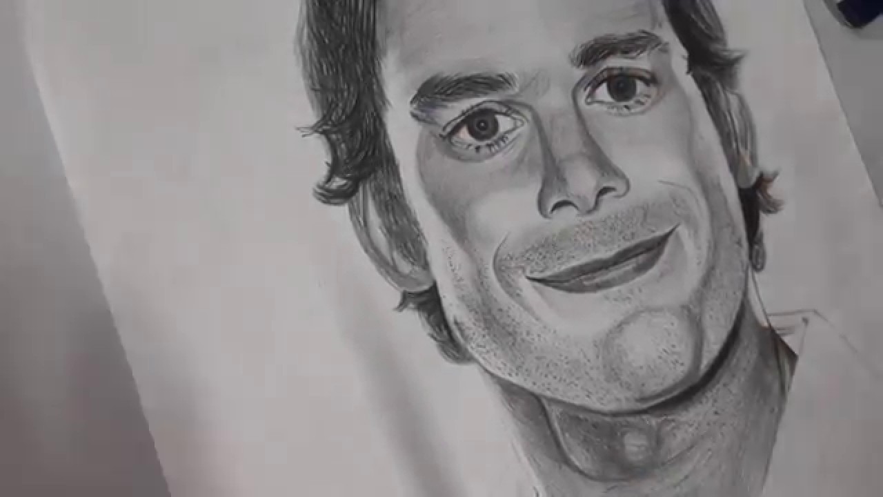 Drawing Dexter Morgan | Dexter - YouTube