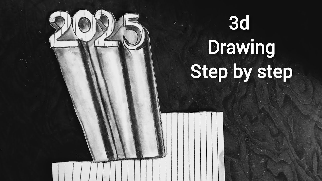 "new year special "drawing 🌟 step by step tutorial 🤗 - YouTube