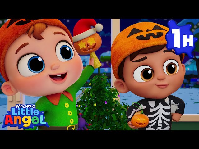 Let’s Decorate the Christmas Tree 🎅🎄| Little Angel | Moonbug Kids - Fun ...