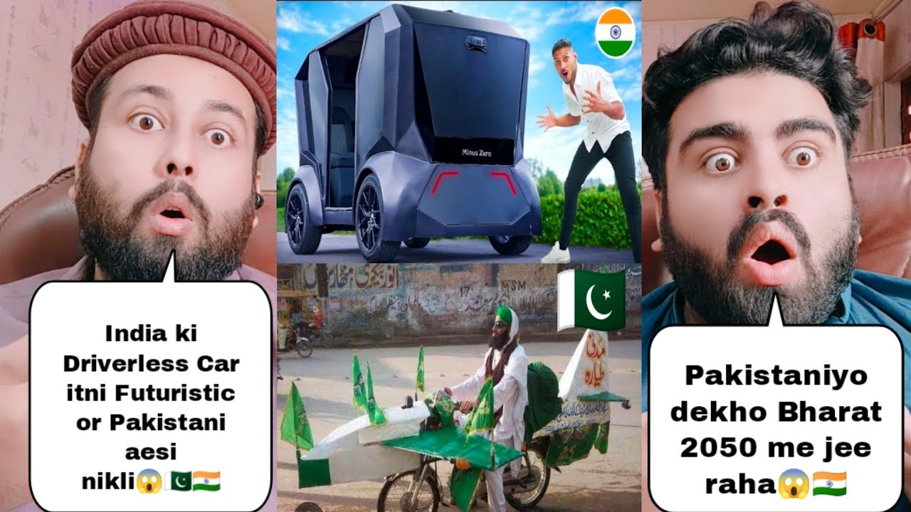 India Driverless Car Vs Pakistan Driverless Car - YouTube