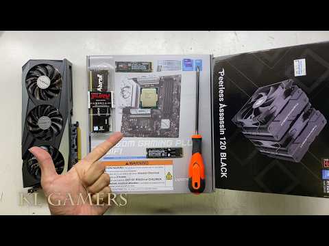 intel Core i7 12700 msi B760M GAMING PLUS WIFI Assassin 120 BLACK GIGABYTE RTX3060 Gaming PC Build