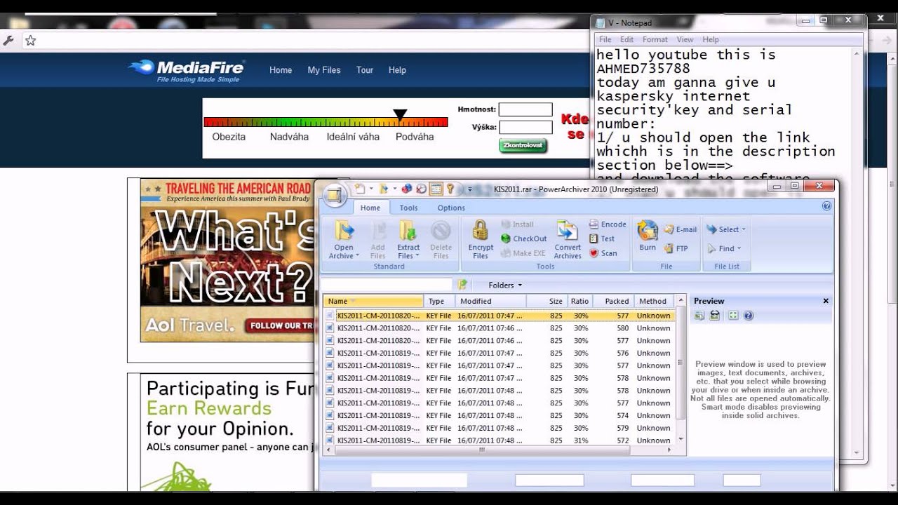 kaspersky internet security key and serial number 2011.mp4 - YouTube