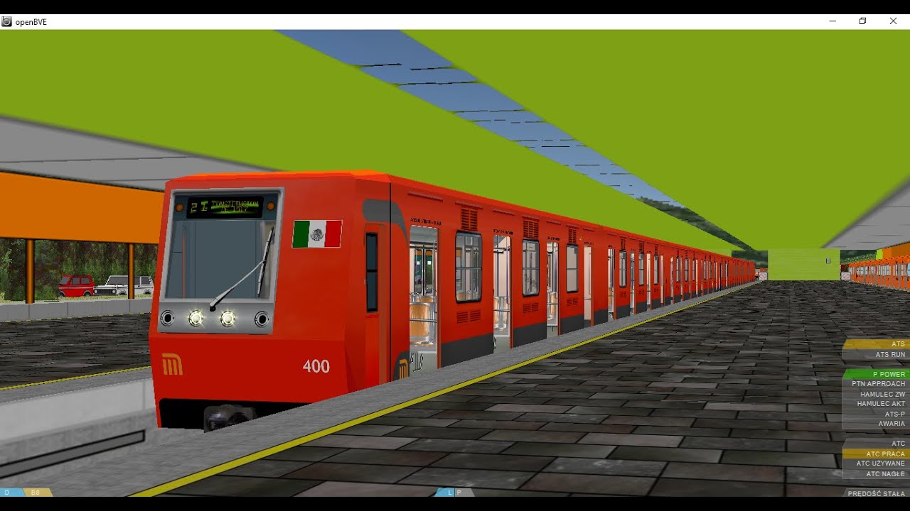 OpenBVE - Metro Mexico Line 3 - YouTube