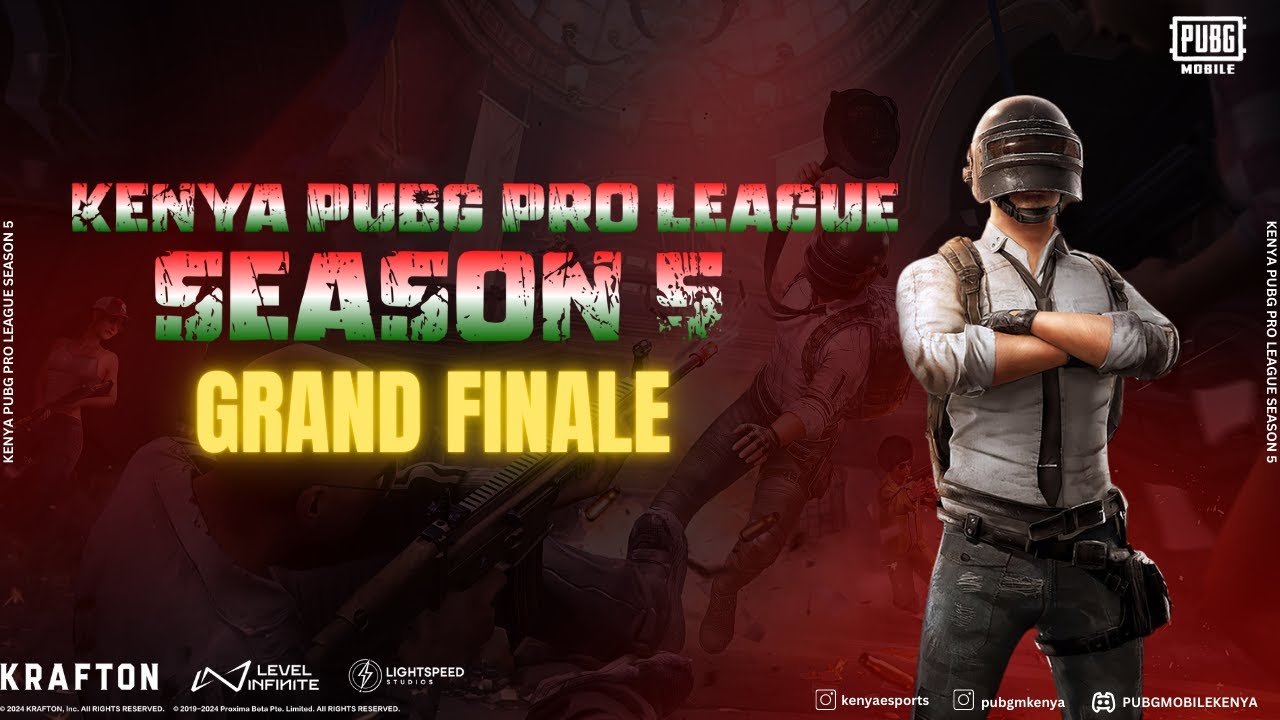 KENYA PUBG PRO LEAGUE SEASON 5 LIVESTREAM || GRAND FINALE #pubg #bgmilive #pubgmobile #pubgm ...