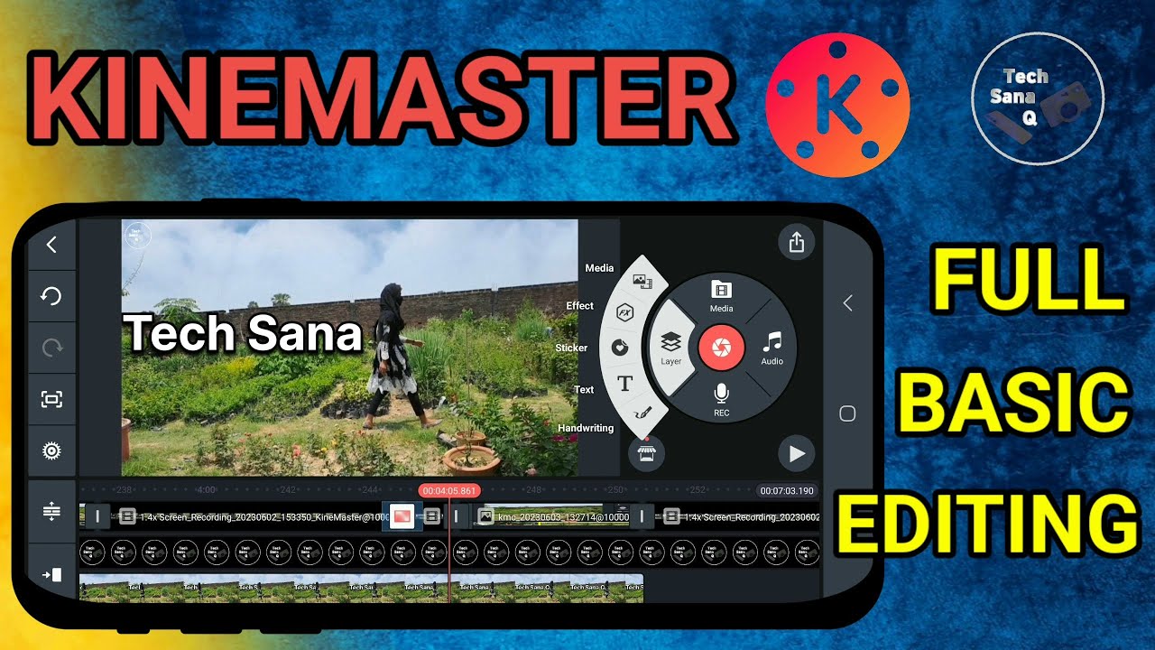 Kinemaster Full Basic Editing | How To Edit From Kinemaster | Kinemaster से वीडियो kaise एडिट ...