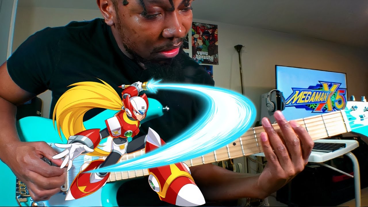 Mega Man X5 - Izzy Glow Stage (Laser Lab Theme) Guitar Cover - YouTube