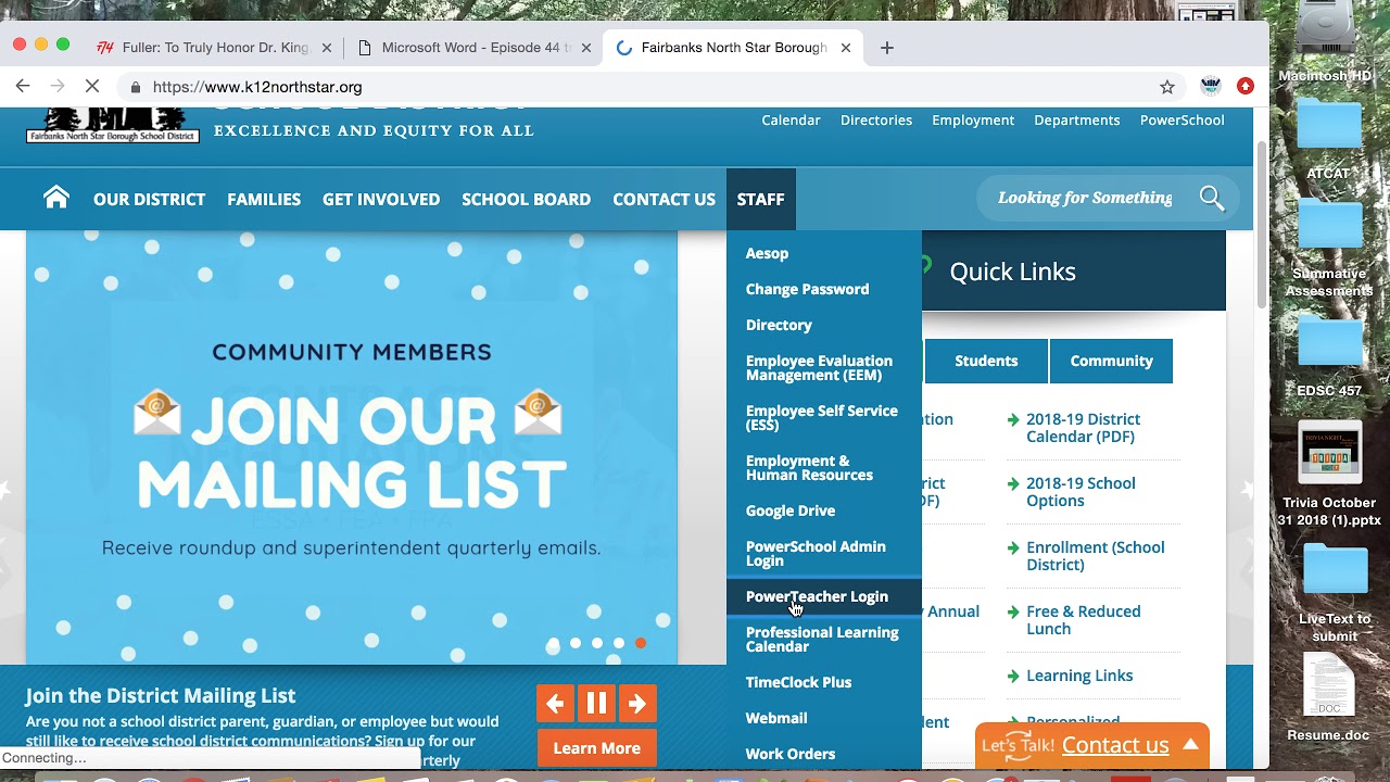 FNSBSD PowerSchool Tutorial - YouTube
