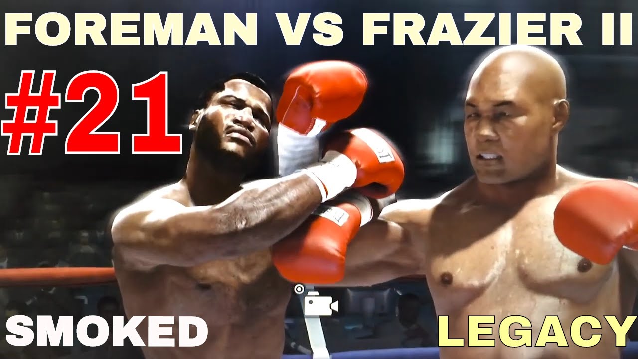 GEORGE FOREMAN VS JOE FRAZIER | HEAVYWEIGHT BOXING | Fight Night ...