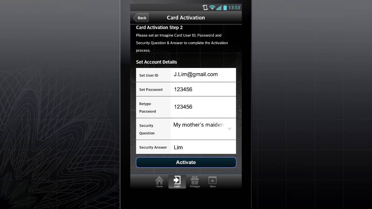 IMAGINE Mobile app Activation and Registration video tutorial - YouTube