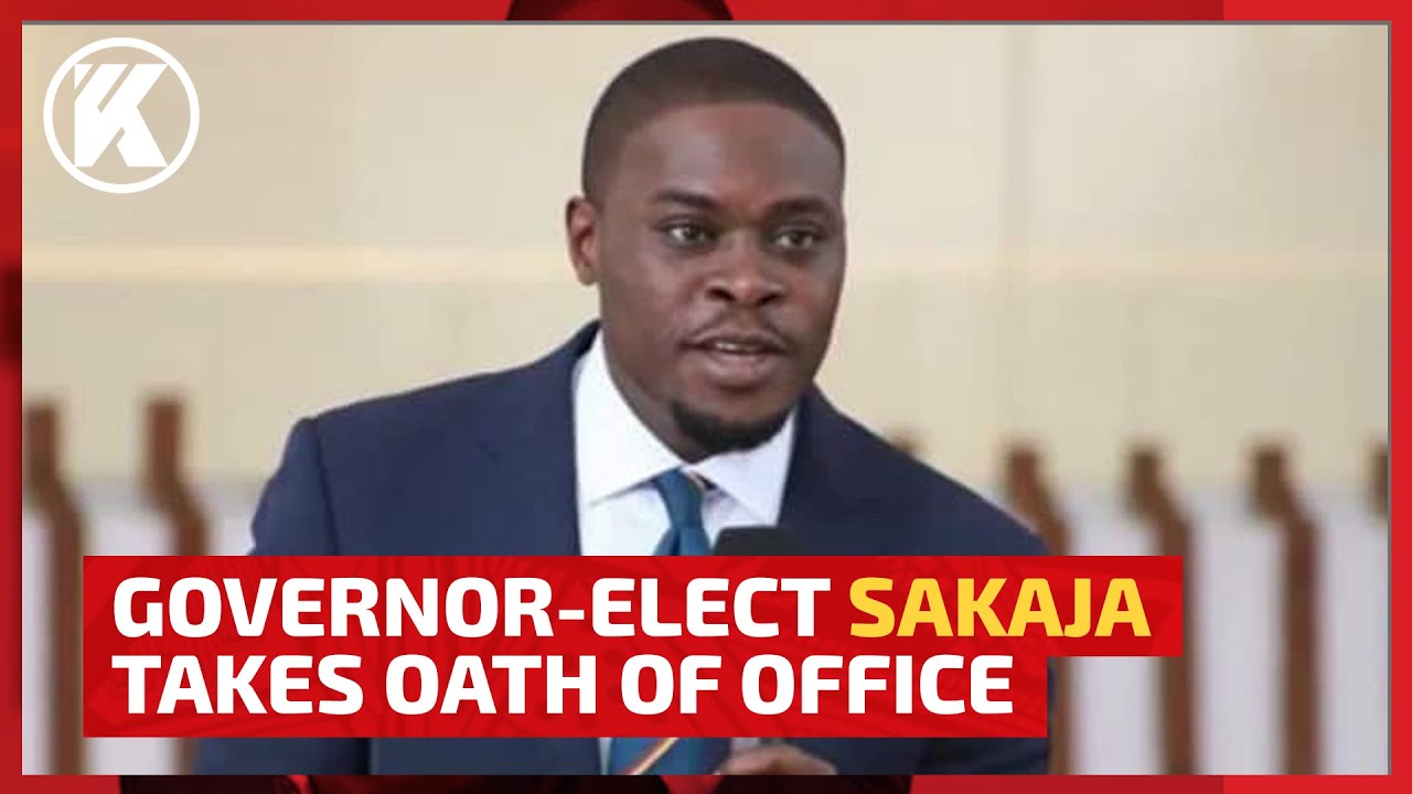 LIVE: Nairobi Governor-elect Johnson Sakaja Takes Oath of Office - YouTube