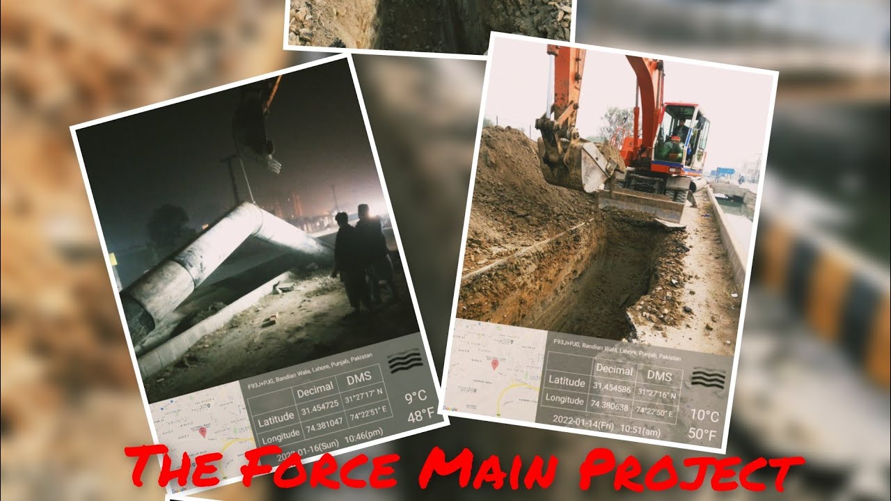 The Force Main Project | Force Main Connection To Gravity Sewer Detail ...