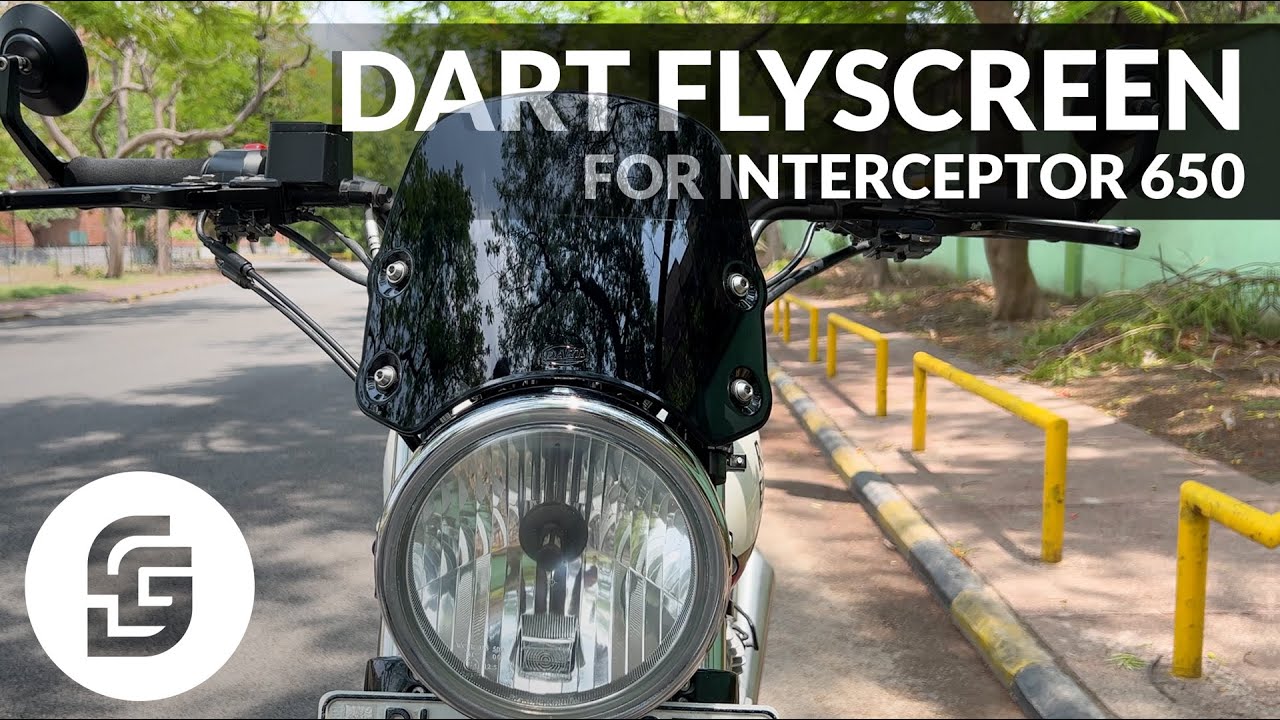 Dart Flyscreen for Intereceptor 650 Installation - YouTube