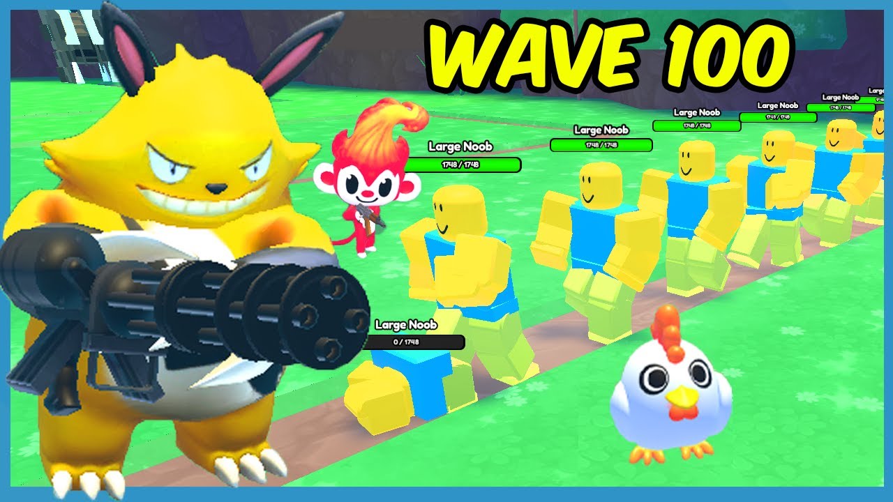 Noob VS Roblox Pal Tower Defense - YouTube