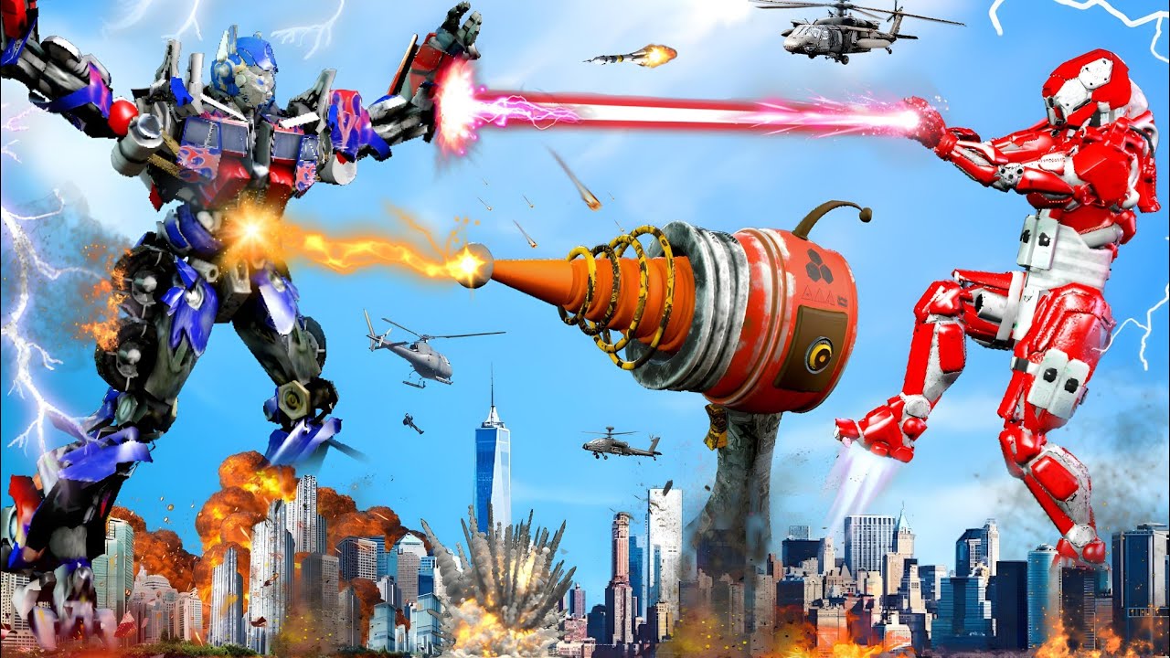 RC Chicken JCB Robot VS Street Food Robot | Robot Cartoon | Robot Wala ...