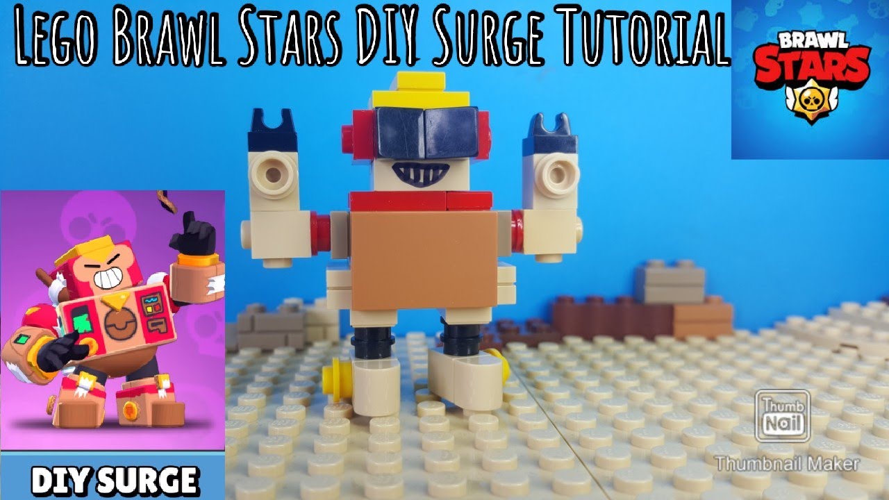 Lego Brawl Stars DIY Surge tutorial - YouTube