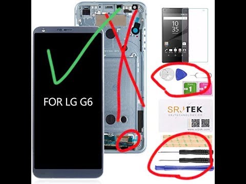 LG G6 phone LCD change Digitizer screen replacement by repair .....# ...