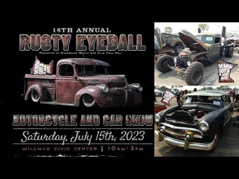 RUSTY Eyeball Rat Rod Show 2023: MN=RUST was THERE! - YouTube