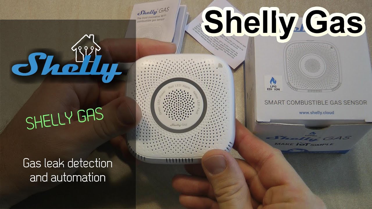 Shelly Gas - smart gas sensor - YouTube