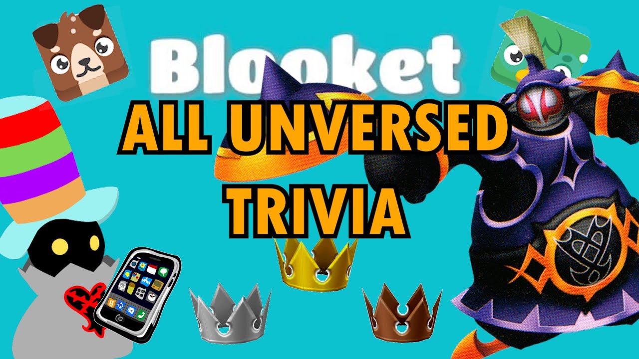 All Unversed Trivia - Blooket - Regular Pat Stream - YouTube