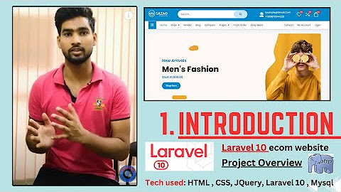 Create an e-commerce project laravel 10 |How to create ecommerce project step by step for ...