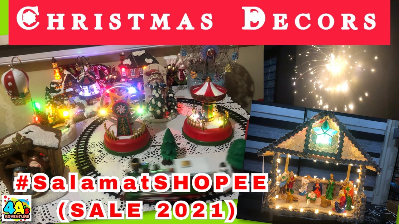 Christmas Village and Lights from SHOPEE | Christmas Decors 2021 ...