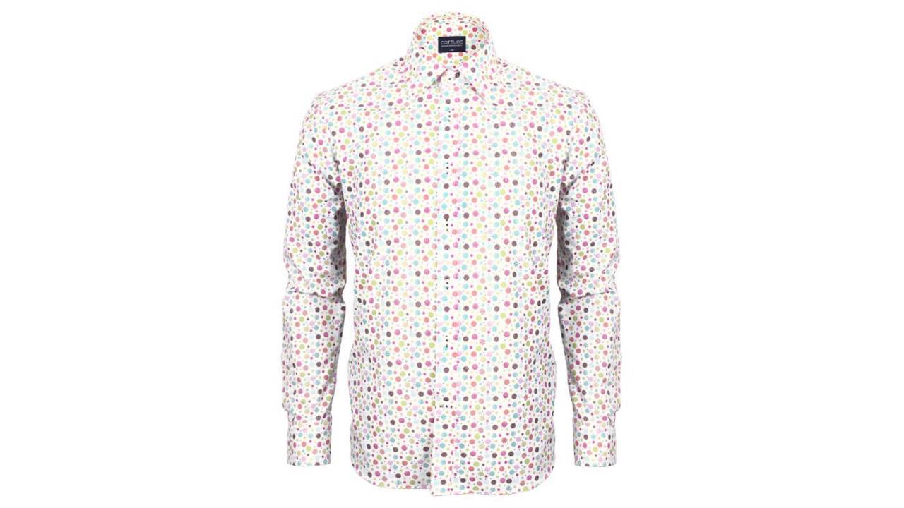코튠(COTTUNE) 도트패턴 남자셔츠/남성셔츠/남자와이셔츠/남성와이셔츠 - YouTube