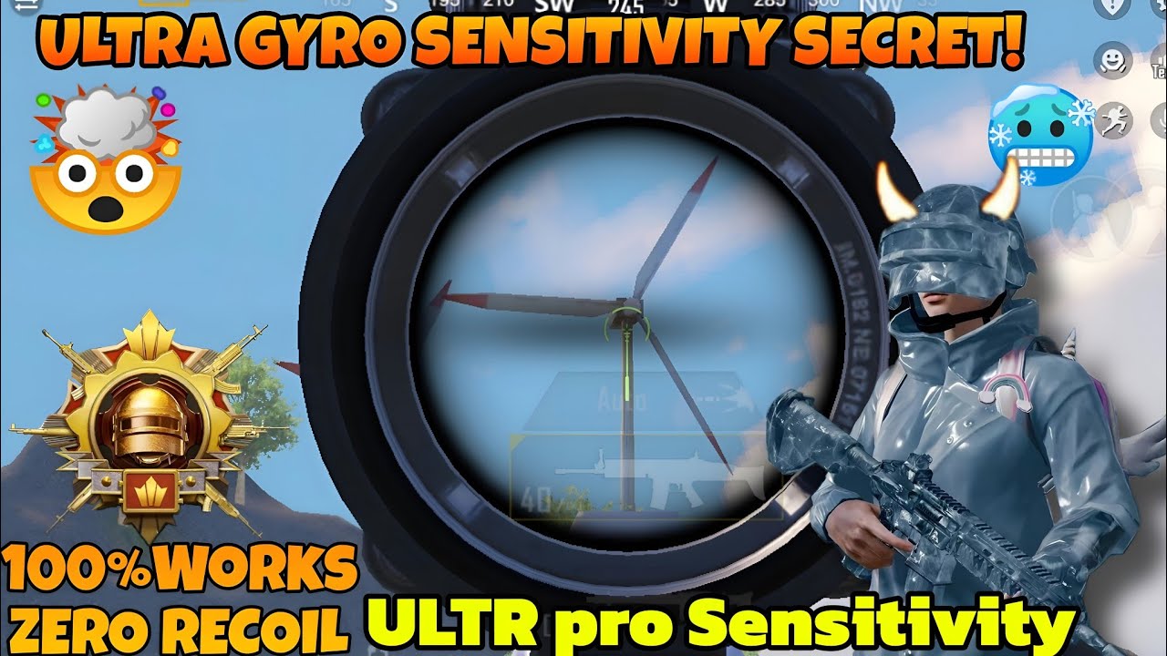 PUBG Gyroscope Sensitivity Settings 2025 - ZERO RECOIL + PERFECT AIM 😈🔥 ...