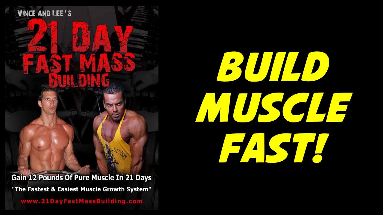 How to Build 12 Pounds of MUSCLE in 21 Days? - YouTube