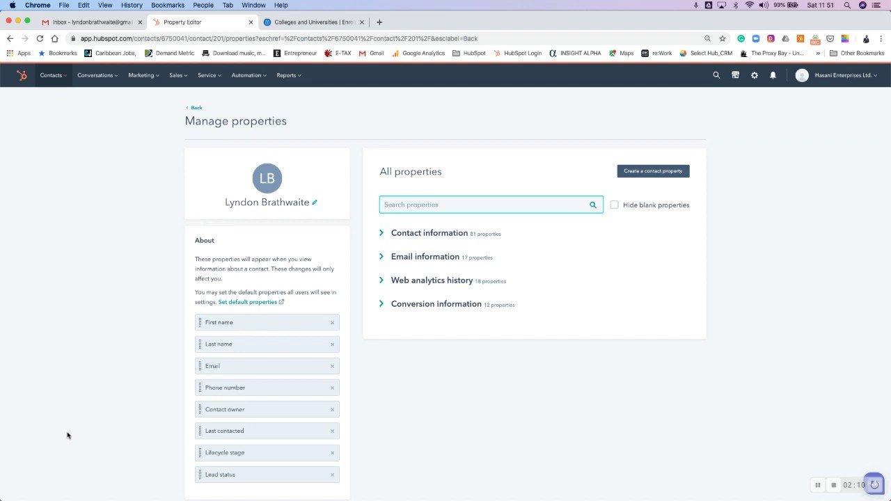 Creating Custom Properties In Your HubSpot CRM - YouTube